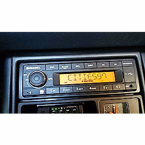 VDO Continental TR7412UB-OR European Style 12v Radio Orange Display Bluetooth