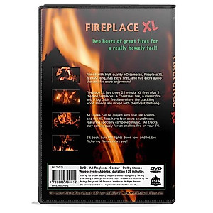 Fire Dvd - Fireplace XL - Extra Long Open Hearth Fires with Burning Wood Sounds