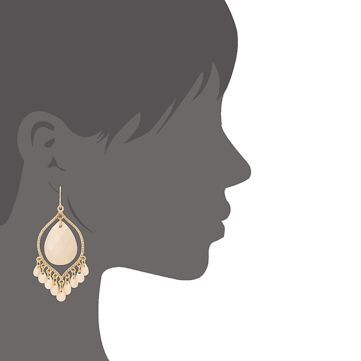 Bohemian Multi Beads Tassel Chandelier Dangle Drop Earrings for Women