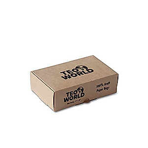 100 Pack 100% Brown Kraft Paper Bags, 4" x 6" x 2" Inches, Gift Card, Gift Candy, Cookies, Doughnut, Crafts, Party Favor, Sandwich, Jewelry