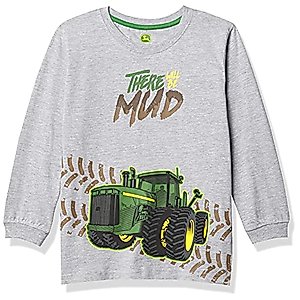 John Deere Child 4-7 Boys' T-Shirt, Heather Grey, 5