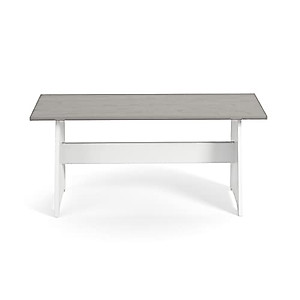 Linon Grey and White Breakfast Dining Set Ardmore Nook