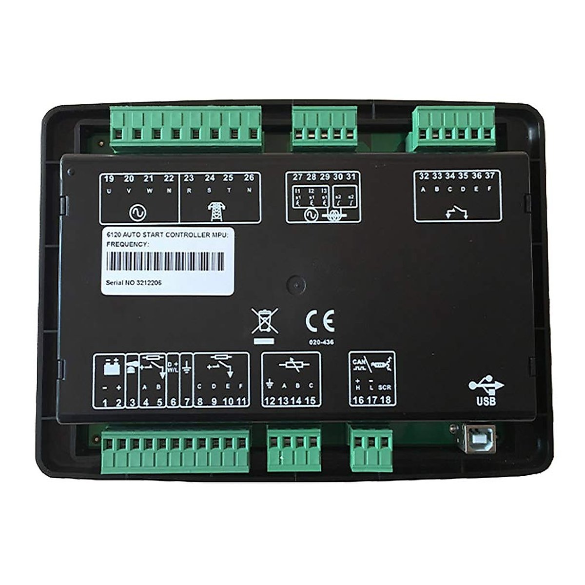 Knowtek DSE6120 Auto Controller AMF DSE 6120 for Genset Generator Alternator