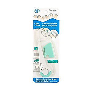 Tension Adjustable and Reusable Pocket Flosser (5 Pack)