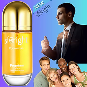 sfright Caroline Herrera Rose Inspired Fragrance For Women - Bubbly Rosé, Peach Blossom, Jasmine - Fresh, Dynamic, Sensual - Day and Night Wear - Edp Spray 3.04 Oz