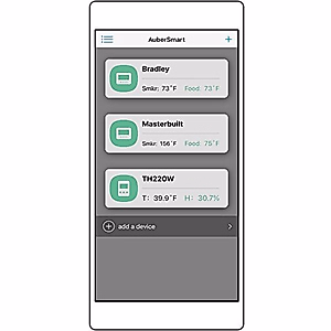 WiFi Electric Smoker Temperature Controller, 2 Probes, 1800 Watts