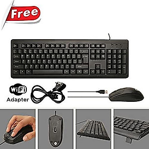 HP ProDesk 600 G2 Fast Desktop Computer Gaming PC - Intel Quad Core i5 6500 3.20 GHz, 16GB DDR4 RAM, 256GB SSD, GeForce GT 1030, HDMI, Wireless WiFi, Windows 10 Pro, Keyboard & Mouse Combo(Renewed)