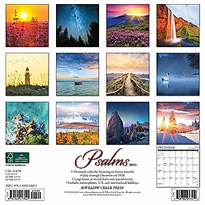 Psalms 2021 Wall Calendar