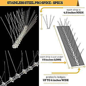 Defender | Pro Wide Stainless Steel | 4 Feet | Self-Assembly Kit | Info Guide