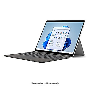 Microsoft Surface Pro X - 13" Touchscreen - Microsoft SQ® 1 - 8GB Memory - 256GB SSD - WiFi - Platinum (Latest Model)