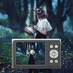 Digital Camera - Vlogging Camera Video Camera 16X Digital Zoom 50MP Rechargeable Point and Shoot Camera