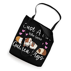 Just A Girl Who Loves Guinea Pigs. Funny Guinea Pigs Lover Tote Bag