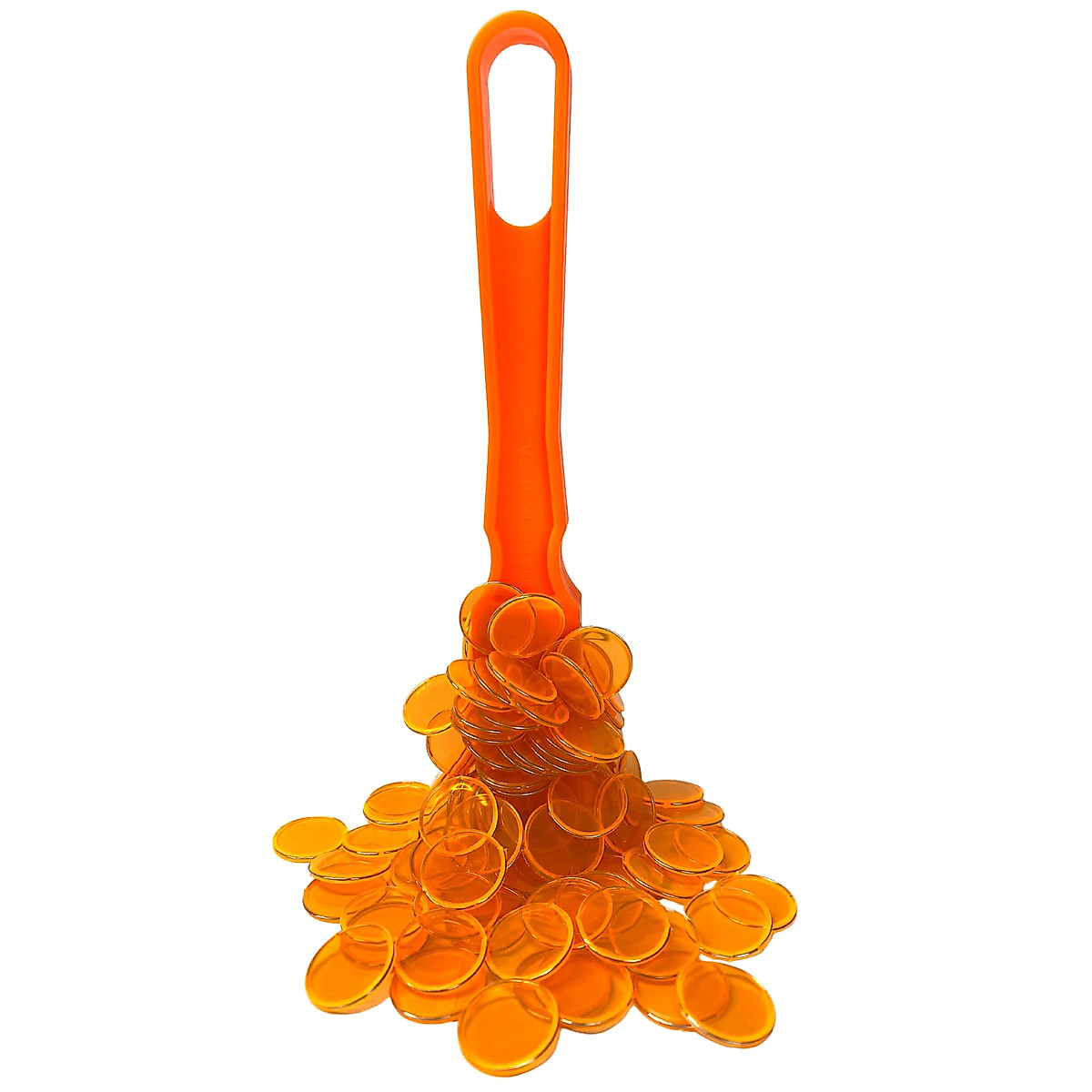 MR CHIPS Made in USA Magnetic Wand Plus 100 Bingo Orange