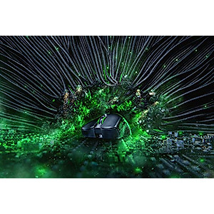 Razer Mamba Wireless, Wired/Wireless Gaming Mouse with True 16,000 DPI 5 Generation Optical Sensor, 50 Hour Battery Life, Powered by Razer Chroma