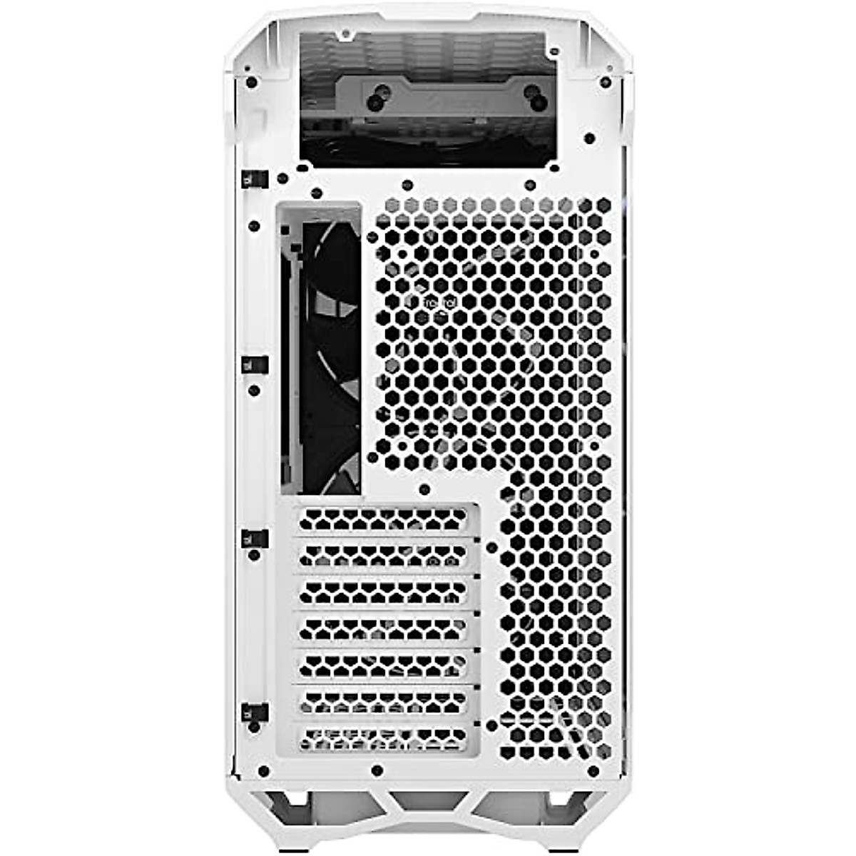 Fractal Design Torrent Compact White TG Clear - Tower - White - Tempered Glass, Steel - 4 x Bay - 2 x 7.09 x Fan(s) Installed - 0 - ATX, EATX, Micro ATX, Mini ITX, SSI CEB Motherboard Supported