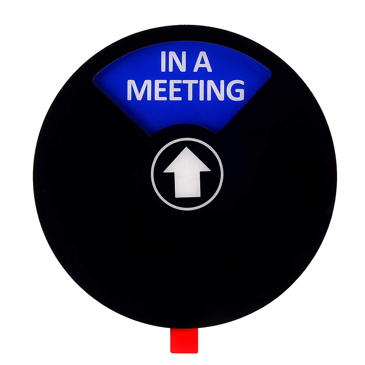 Kichwit Privacy Sign, Do Not Disturb Sign, Out of Office Sign, Please Knock Sign, In a Meeting Sign, Office Sign, Conference Sign for Offices, 5 Inch, Black