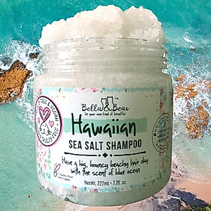 Bella & Bear Hawaiian Sea Salt Volumizing Shampoo, Exfoliating, Cruelty Free, Ocean Scent, Bulk 6.7oz - 12 Pack