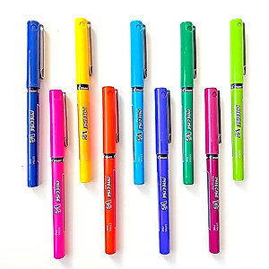 Pilot, Precise V5, Capped Liquid Ink Rolling Ball Pens, Extra Fine Point 0.5 mm, Blue, Pack of 14