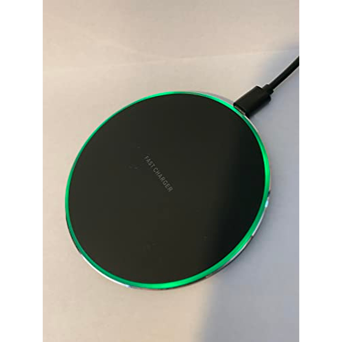 Fast 15W Max Wireless Charger Qi-Certified Charging Pad