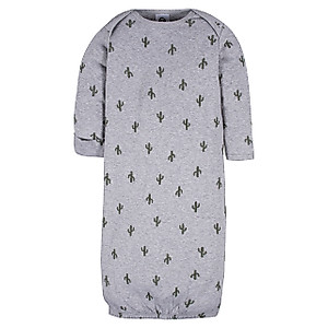 Gerber Unisex Baby Boy and Girls 4-Pack Sleeper Gown Sunrise 0-6 Months