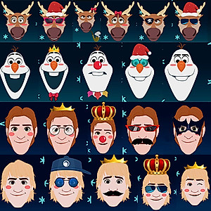 36 Pieces Sticker Sheet, Sticker Packs Kids, Princess Stickers for Kids, Make a Face Stickers Sheets, Make Your Own Sticker, Party Game Stickers DIY Activities Stickers for Kids Ages 4-8