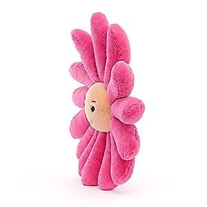 Jellycat Fleury Gerbera Flower Stuffed Animal, Medium 14 inches | Plant Plush Toy | Classic Children's Gift