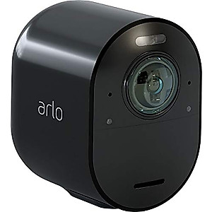 Arlo Ultra - 4K UHD Wire-Free Security 1 Camera System | Indoor/Outdoor with Color Night Vision, 180 Degree View, 2-Way Audio, Spotlight, Siren | Works with Alexa and HomeKit | Black, Add on Camera