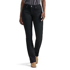 Lee Women's Legendary Mid Rise Bootcut Jean Black 2