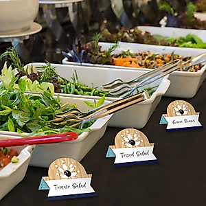 Big Dot of Happiness Strike Up the Fun - Bowling - Birthday Party or Baby Shower Tent Buffet Card - Table Setting Name Place Cards - Set of 24