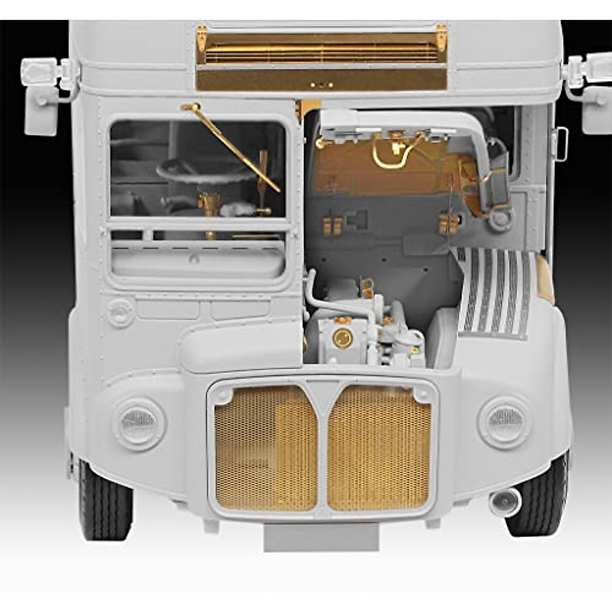 Revell Germany London Double Decker Bus (Platinum Limited Edition) Plastic Model Kit, 1/24 Scale