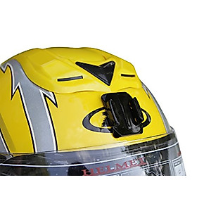 Adhesive Mounts for GoPro Cameras - 3x Curved & 3x Flat Mounts Bundle W/ 3M Sticky Pads- Tape Mount to Your Helmet/Bike/Board/Car- Fits ALL Go Pro Models - Premium Camera Accessories - 1 Year Warranty