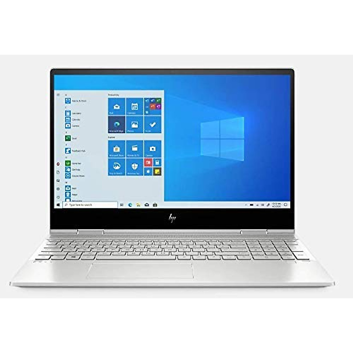 HP 2020 Newest Envy x360 Convertible 15.6-inch Full HD Touchscreen Laptop, 10th gen Intel Quad-Core i5-10210, 8GB DDR4 Memory, 512GB PCIe NVMe SSD, Webcam, Wi-Fi, Bluetooth, Windows 10 Home, Silver