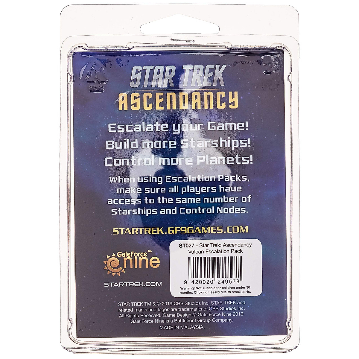 Gale Force Nine Star Trek: Ascendancy Vulcan Escalation Pack