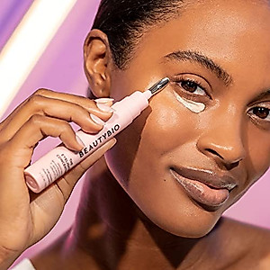 BeautyBio The Eyelighter Concentrate. Smoothing, Brightening & Priming Serum + Depuffing Tool, 1 ct.