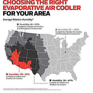 Honeywell 525 CFM Indoor Portable Evaporative Air Cooler, Fan & Humidifier with Ice Compartment & Remote, Gray