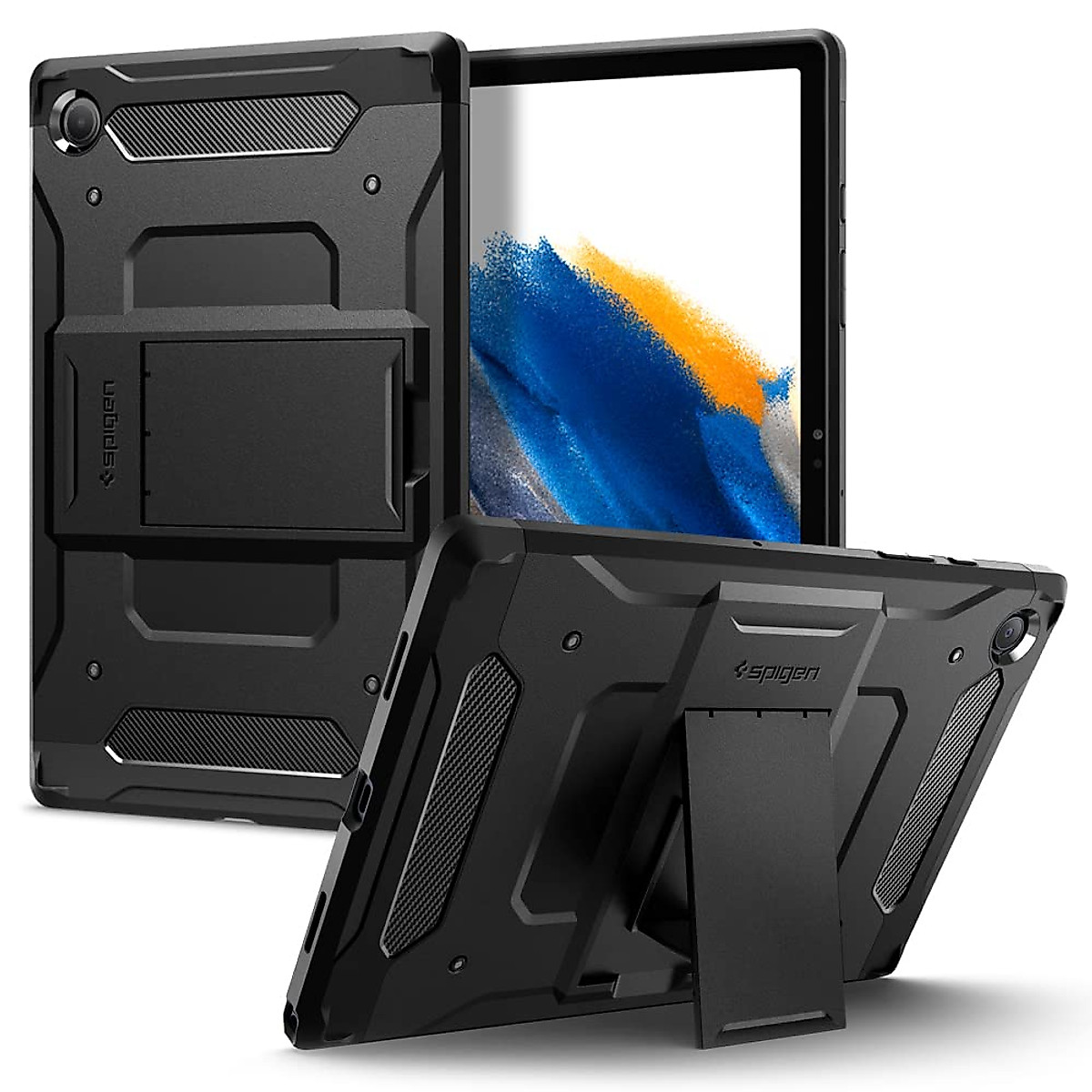 Spigen Tough Armor Pro Designed for Galaxy Tab A8 10.5 Inch Case (2022) - Black