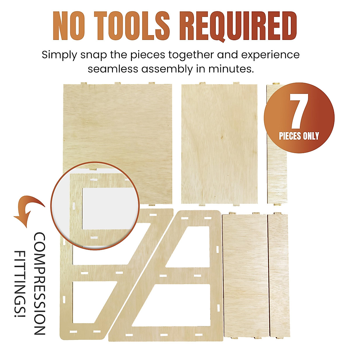 Torched 3-Tier Retail Table Display Stand with Shelves for Products - Portable | 3 Step Riser Display Rack for Retail Table Top, Counter Top, Craft Shows, Farmers Market | Showcase Display for Jewelry