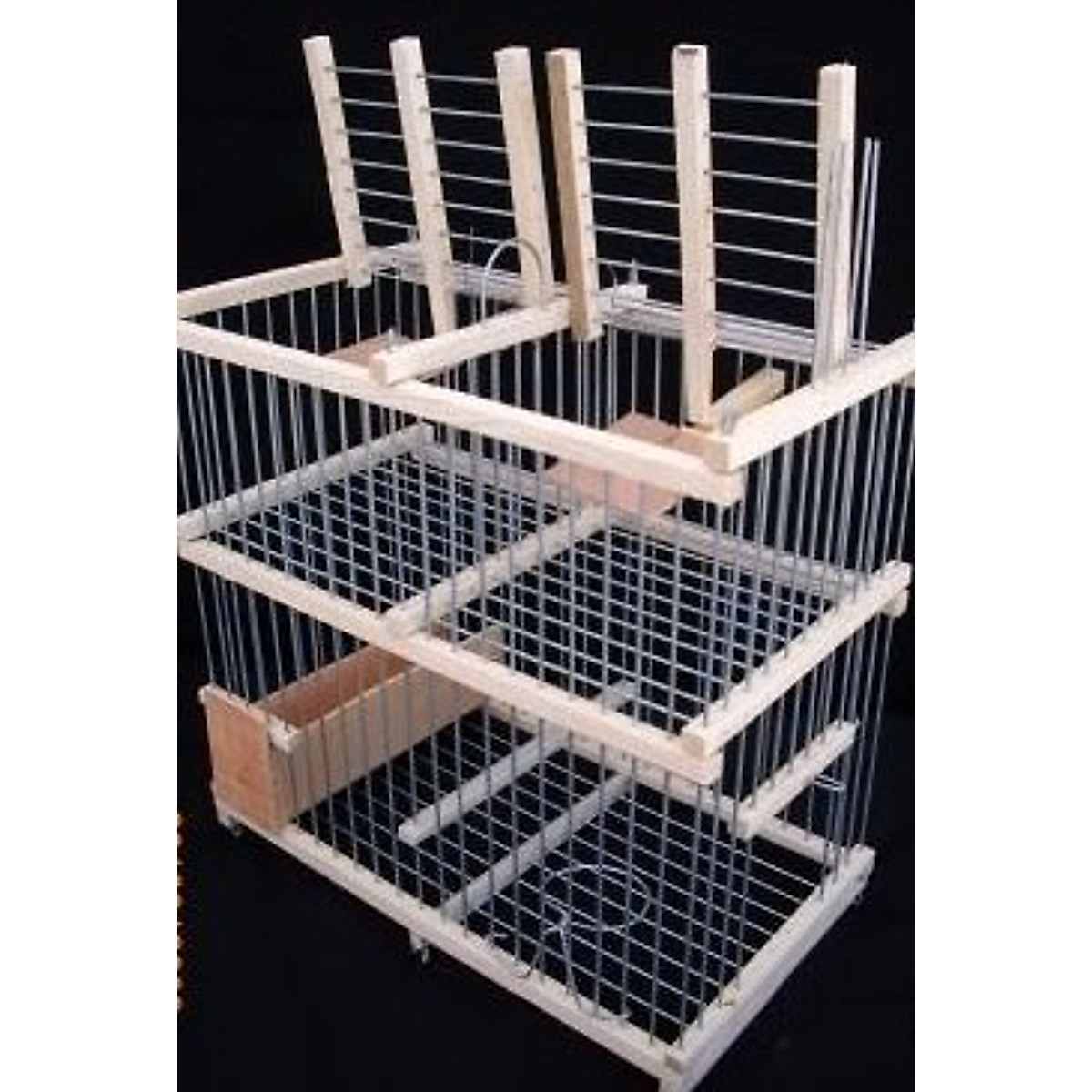 MetS Bird Cage Trap Cage with Two Trap