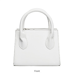 CATMICOO Trendy Mini Purse for Women, Small Handbag and Mini Bag with Crocodile Pattern (Black)