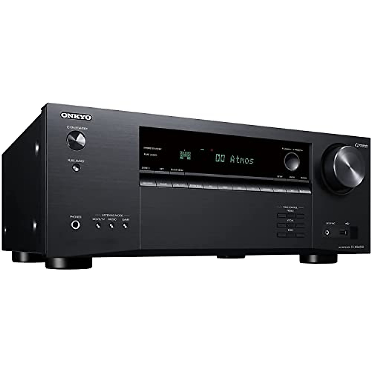 Onkyo TX-NR6050 + 7.2 Channel Network Home Theater | Smart AV Receiver | 8K/60, 4K/120Hz | 90W | HDR | VRR | DTS | Dolby Atmos | ALLM | QFT | Includes Kwalicable Micro SD Card & Cleaning Cloth