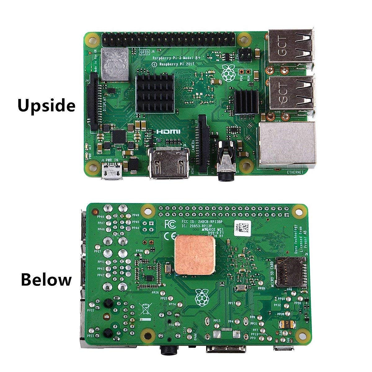 GeeekPi Fan for Raspberry Pi - 30x30x7mm DC 5V Brushless CPU Cooling Fan with 7PCS Heatsink for Pi 4 Model B, 3B+, 3 & Retroflag NESPI CASE Plus (1-Pack)