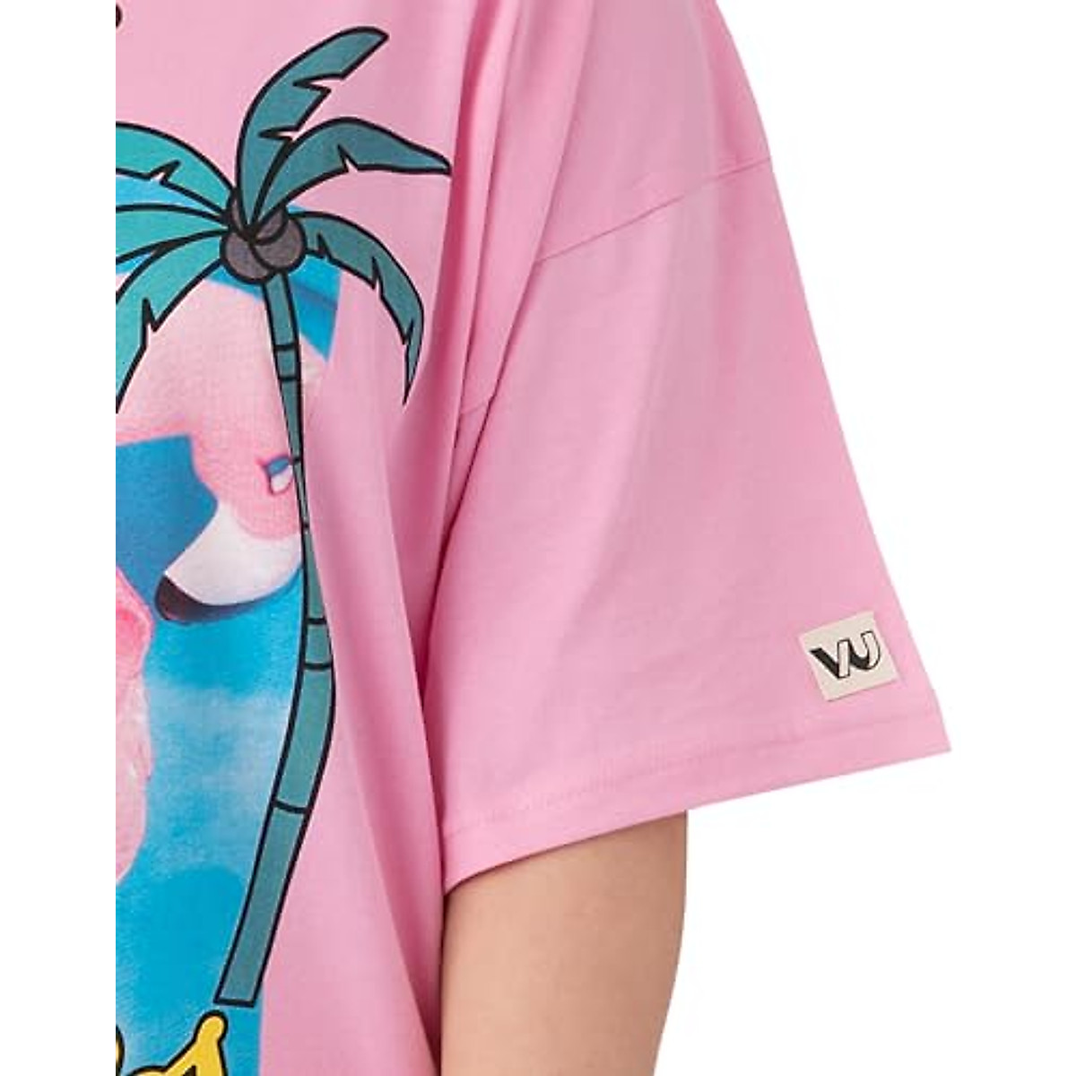 Barbie Womens Oversized T-Shirt Dress | Ladies California Vibes Doll Short Sleeve Summer Outfit | Pink Graphic Tee