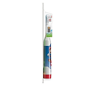 Super Mario Kid’s Spinbrush Electric Battery Toothbrush, Soft, 1 ct, Character May Vary