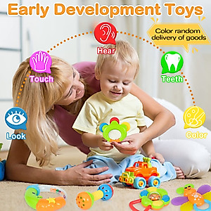 10PCS Baby Toys 0-3-6 Months Teething Toys for Babies 0-6-12 Months Baby Rattles 0-3-6 Months Infant Newborn Toys Baby Toys 6 to 12 Months Sensory Toys Rattles for Babies 0-6 Months Birthday Gifts
