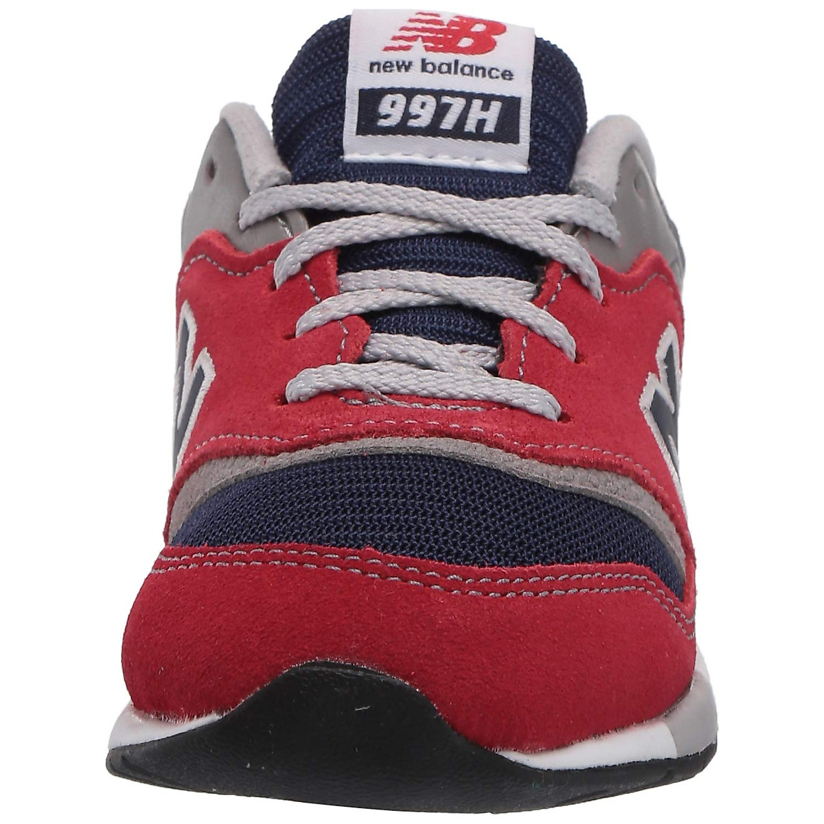 New Balance Kid's 997h V1 Lace-up Sneaker, Team Red/Pigment, 2 Wide Infant