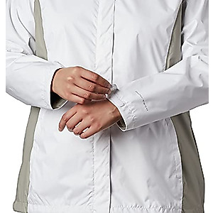 Columbia Women's Arcadia II Jacket, White/Flint Grey, 3X Plus