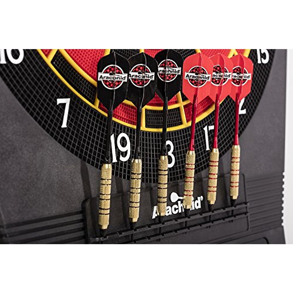 Arachnid Cricket Pro 800 Electronic Dartboard with NylonTough Segments for Improved Durability and Playability and Micro-thin Segment Dividers for ReducedBounce-outs , Black