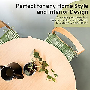 Arlee Exeter Set of 2 Chair Pad, Olive 2 Count