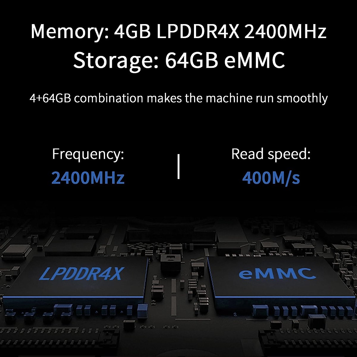 T5 Mini PC, Intel Processor Celeron N4020 (4M Cache,up to 2.8GHz), Mini Computers with 4G LPDDR4/64GB eMMC, Small PC Supports 4K Dual HDMI, USB3.0/WiFi 5/BT5.0/Gigabit Ethernet