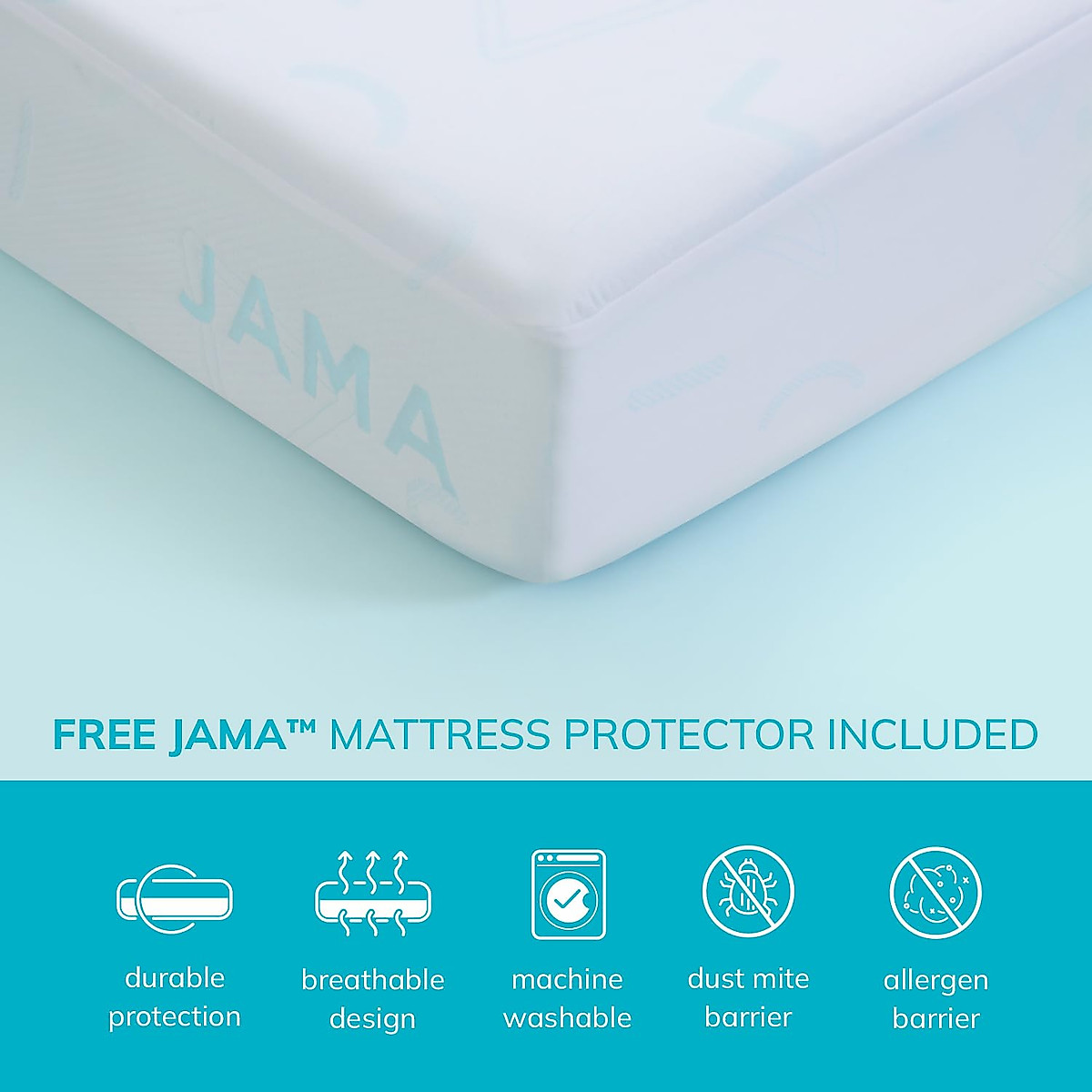 MLILY Full Mattress for Kids, 7 Inch Memory Foam Bunk Bed Mattress with Mattress Protector in a Box Made in USA CertiPUR-US Certified, Medium Firm Trundle Cooling Gel Mattress, Purple